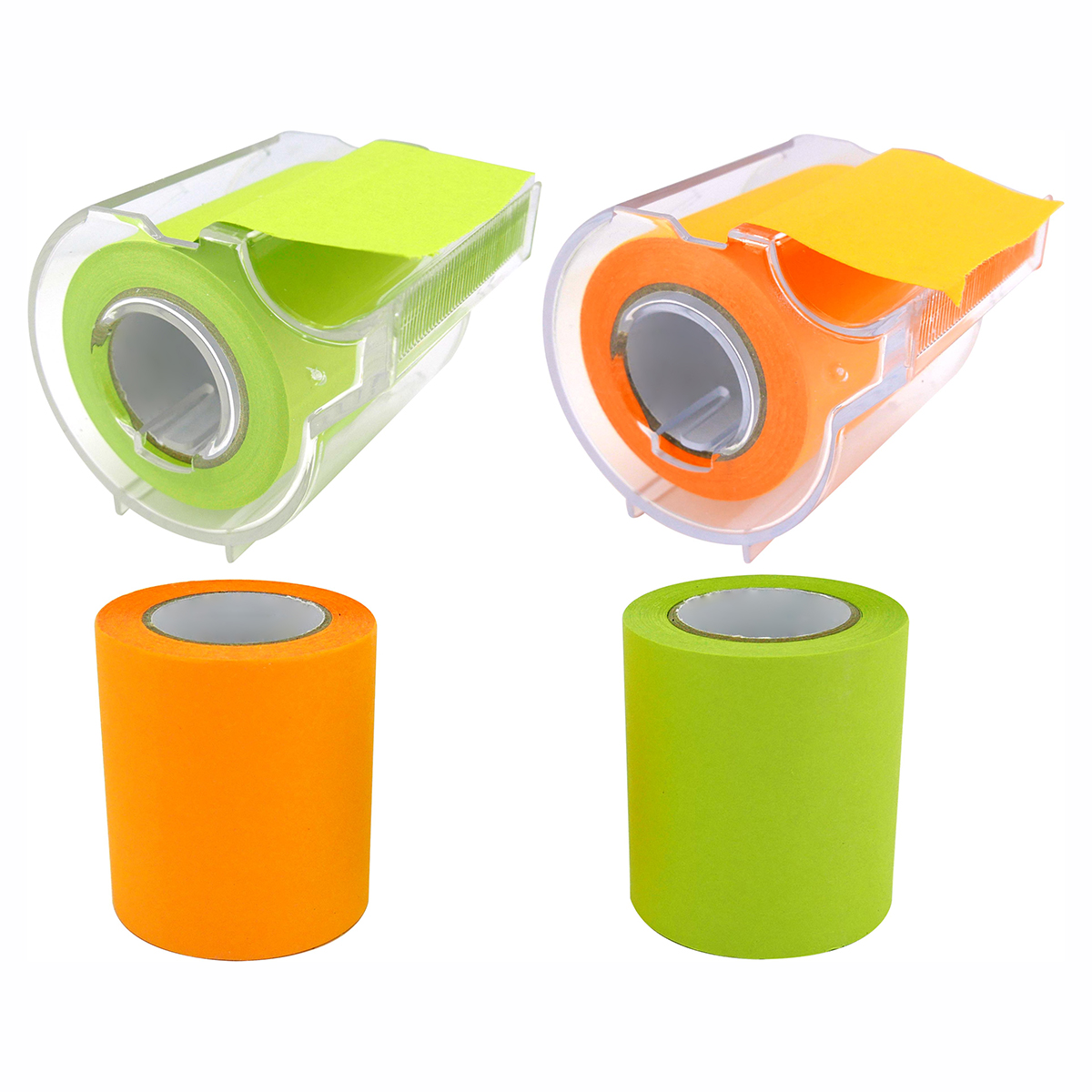 4A Roll Sticky Notes,Full Adhesive,Width x Length 2 x 315 Inches,Neon ...